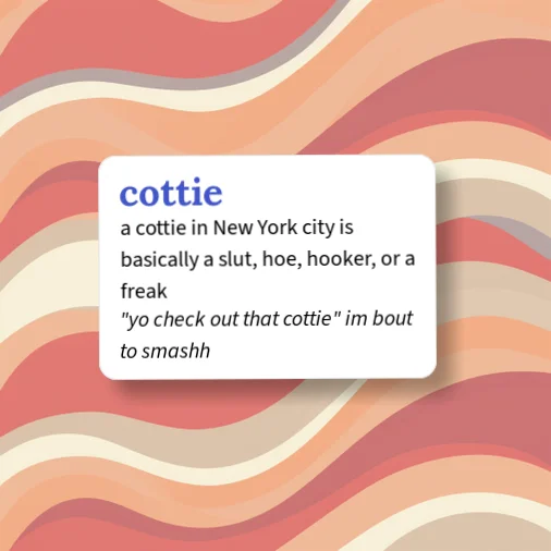 Urban Dictionary: cottie