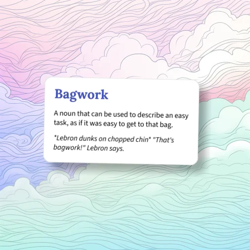 Urban Dictionary: Bagwork
