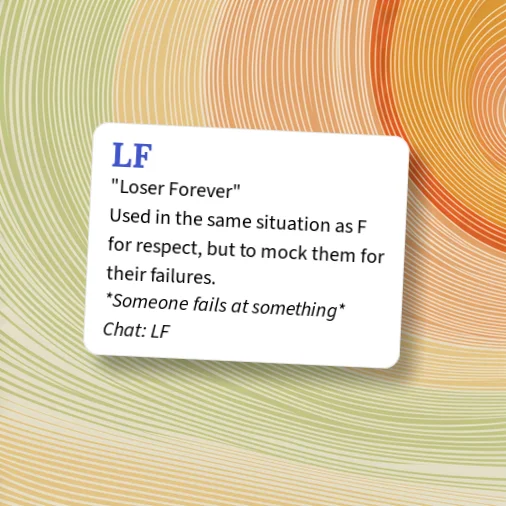 Urban Dictionary: LF