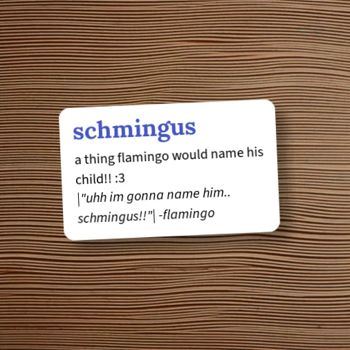 Urban Dictionary: schmingus