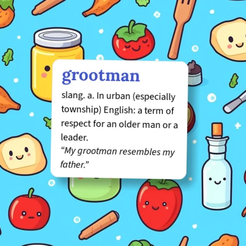 Urban Dictionary: grootman