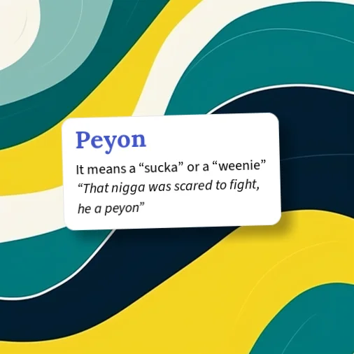 Urban Dictionary: Peyon