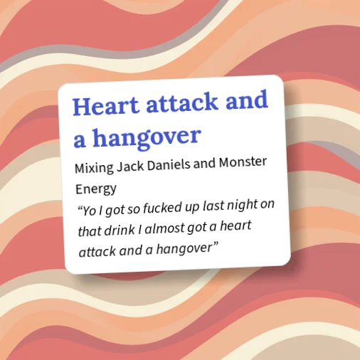 Urban Dictionary: Heart attack and a hangover