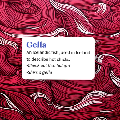Urban Dictionary: Gella