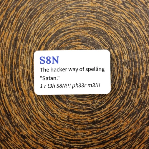Urban Dictionary: S8N