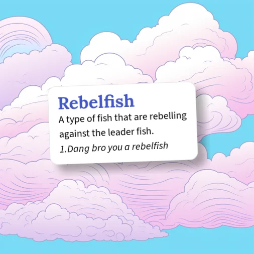 Urban Dictionary: Rebelfish