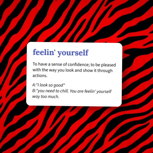 Urban Dictionary: feelin yourself