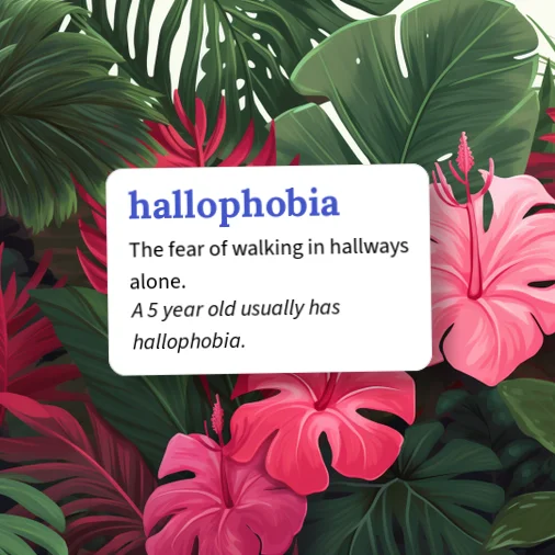 Urban Dictionary: hallophobia