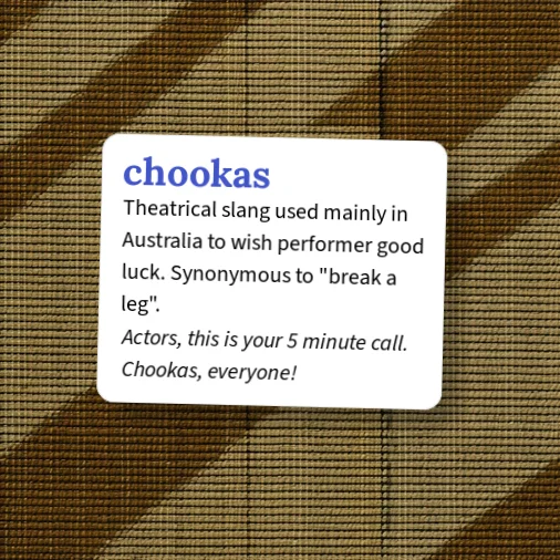 Urban Dictionary: chookas