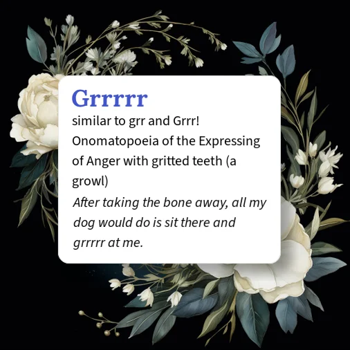 Urban Dictionary: Grrrrr