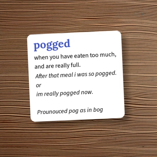 Urban Dictionary: pogged