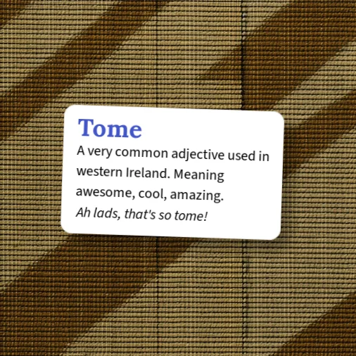 Urban Dictionary: Tome