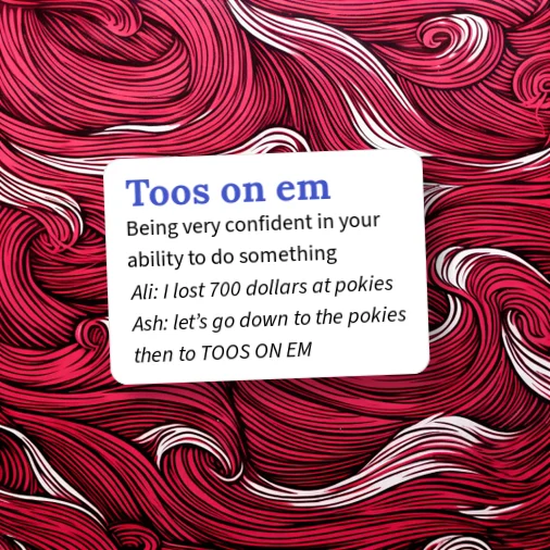Urban Dictionary: toos toos