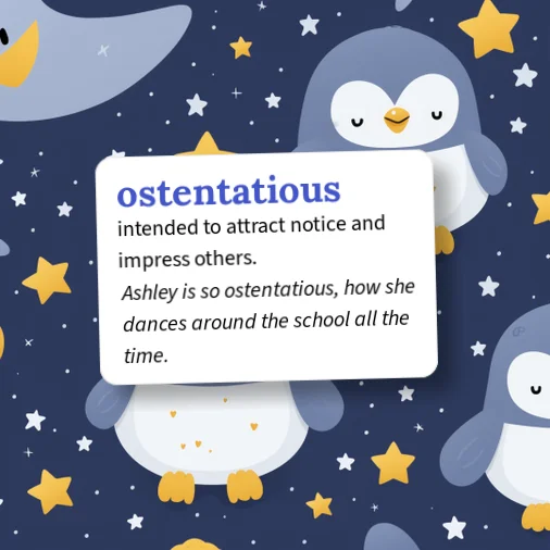Urban Dictionary: ostentatious