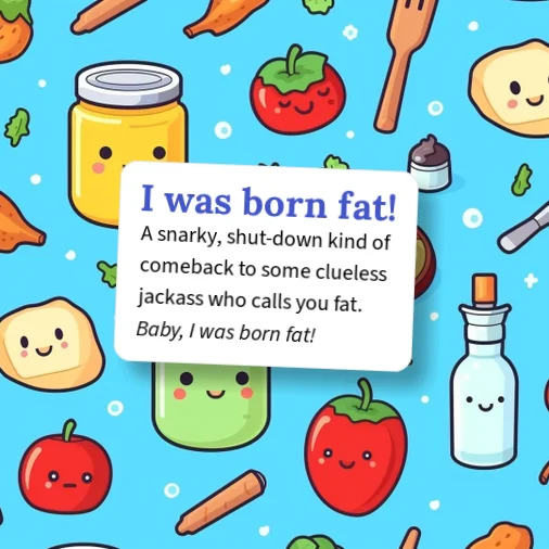 Urban Dictionary: I was born fat!