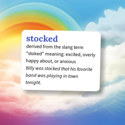 Urban Dictionary: stocked