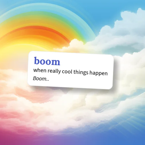 Urban Dictionary: [Boom