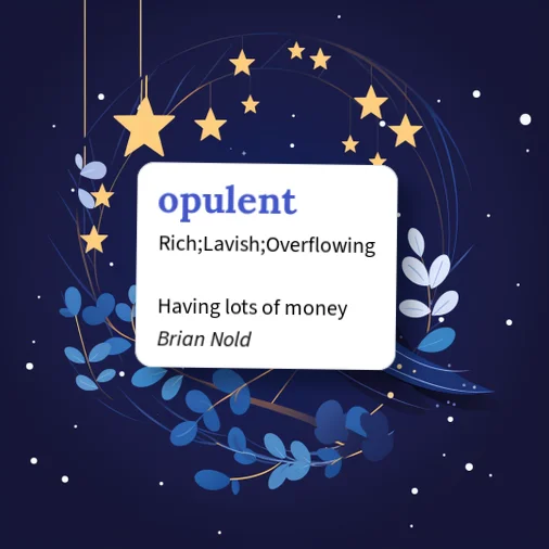 Urban Dictionary: opulent