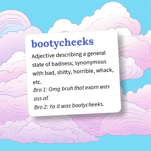Urban Dictionary: bootycheeks