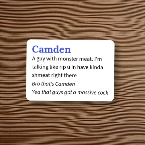 Urban Dictionary: Camden