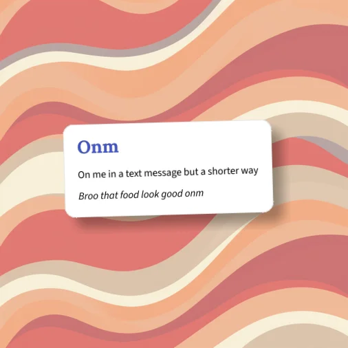 Urban Dictionary: Onm