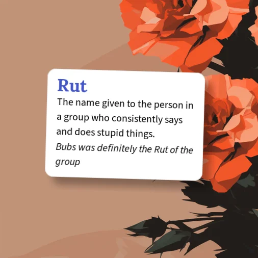 Urban Dictionary: Rut