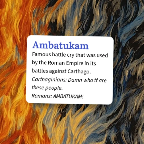 Urban Dictionary: ambatukam\