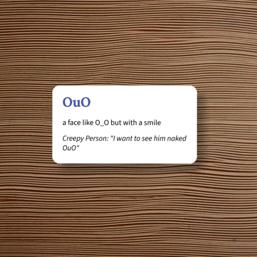 Urban Dictionary: OuO