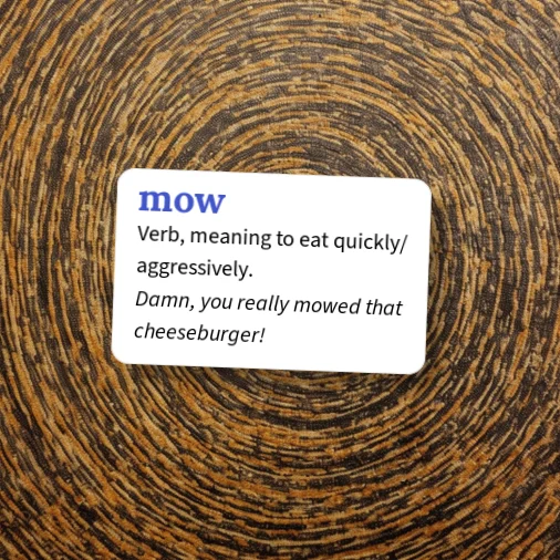 Urban Dictionary: mow