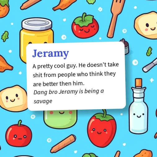 Urban Dictionary: Jeramy