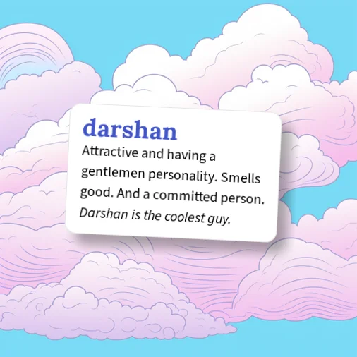 Urban Dictionary: darshan