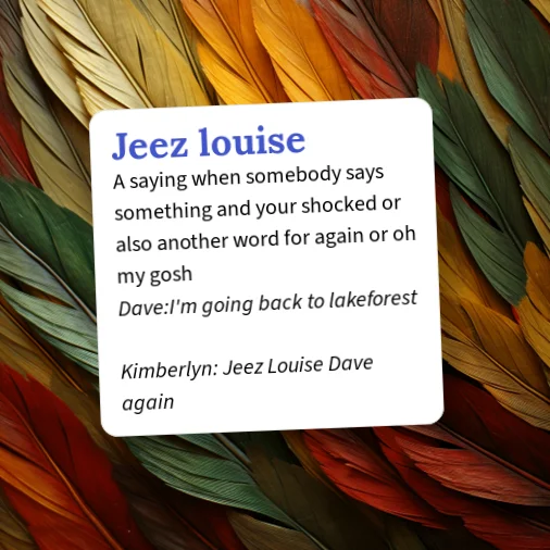 Urban Dictionary: jeeze-louise