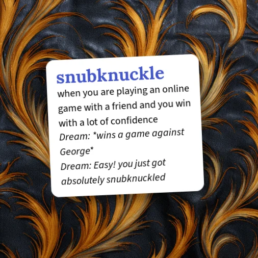 Urban Dictionary: snubknuckle