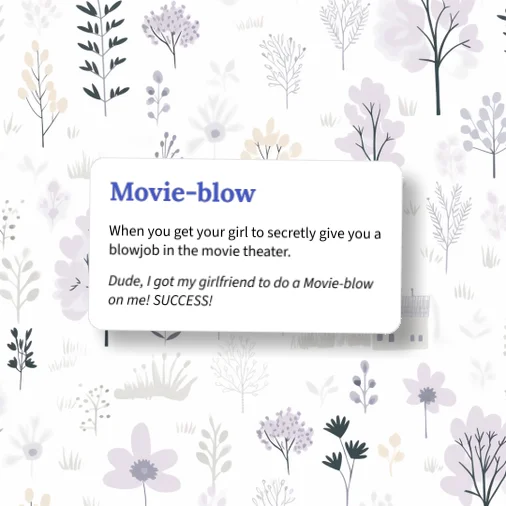 Urban Dictionary: movie blow