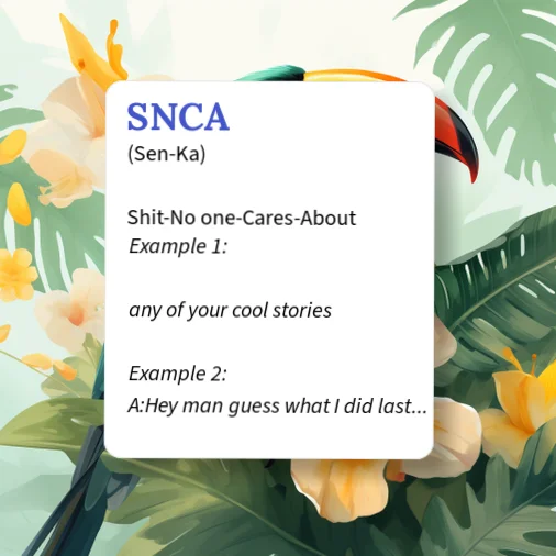 Urban Dictionary: SNCA