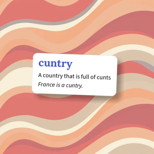 Urban Dictionary: cuntry