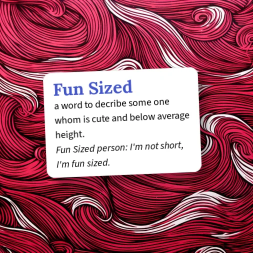 Urban Dictionary: fun-size
