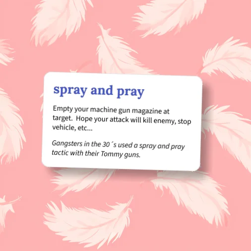 Urban Dictionary: into spray and pray