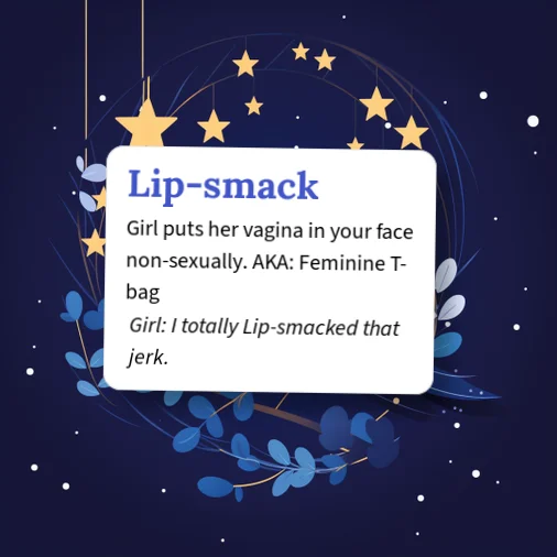 Urban Dictionary: Lip-smack