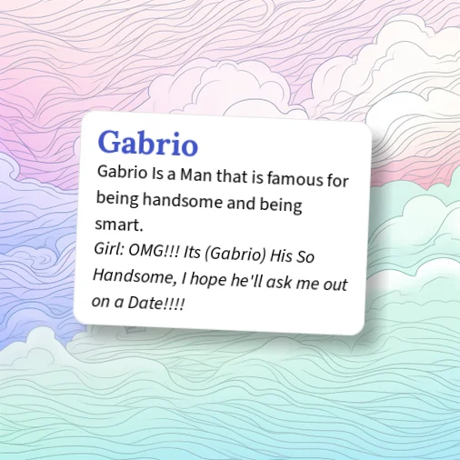 Urban Dictionary: gabrioe