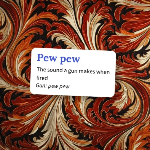 Urban Dictionary: pew pew