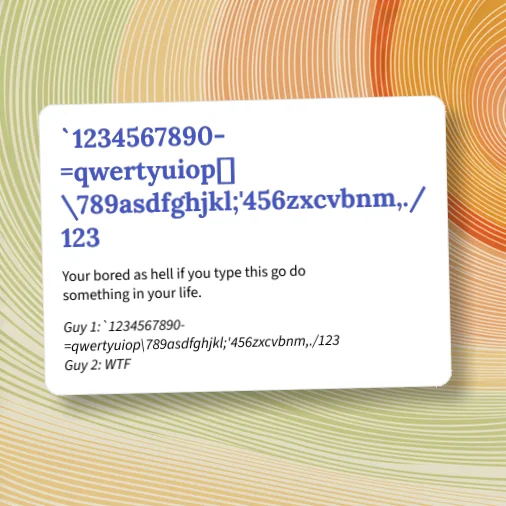 Urban Dictionary: qwertyuiop[]\789asdfghjkl;'