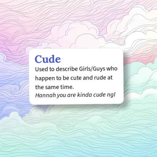 Urban Dictionary: Cude