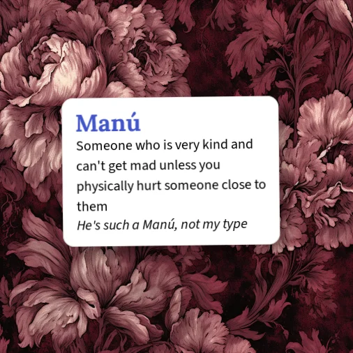 Urban Dictionary: Manú