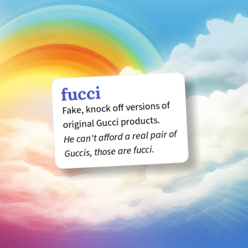 Urban Dictionary: fucci