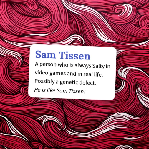 Urban Dictionary: tissen
