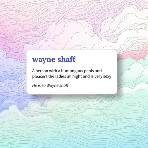 Urban Dictionary: Shaff