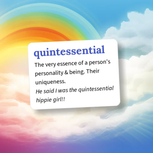 Urban Dictionary: quintessential