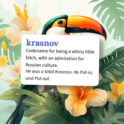 Urban Dictionary: Krasnov