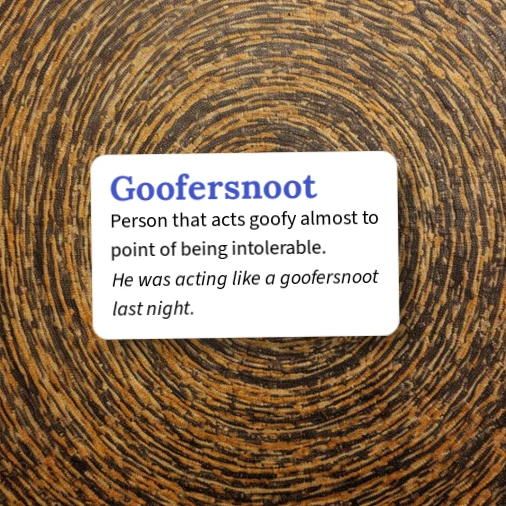 Urban Dictionary: Goofersnoot